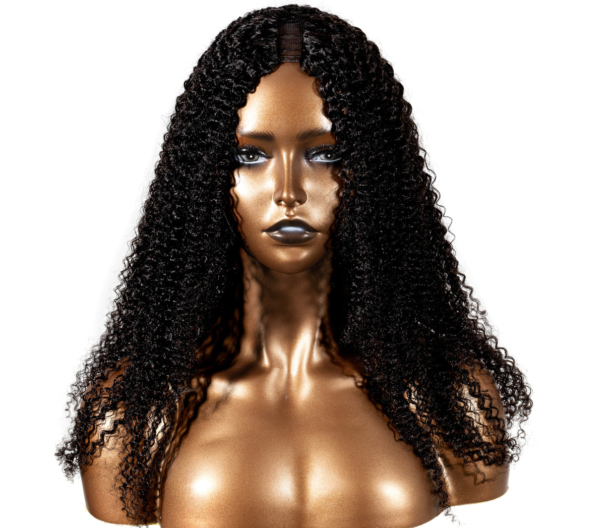 U Part Wigs 100 Virgin Human Hair 3a4c Kinky Coily Goddess 5406